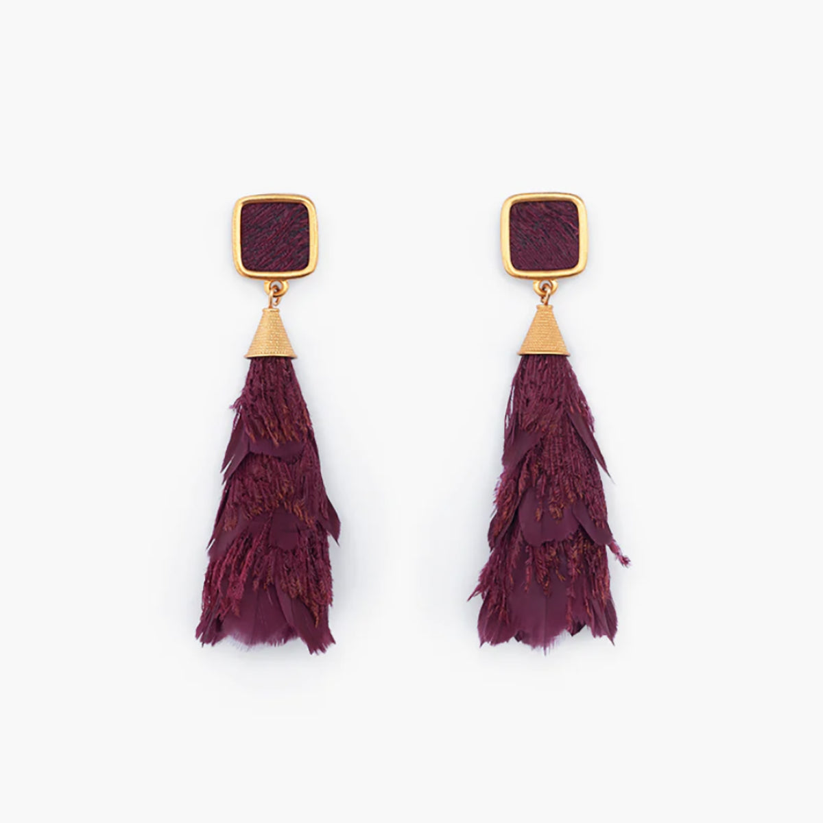 Women s Statement Earrings Aleutian Statement Earring Blue Red Handcrafted by Brackish