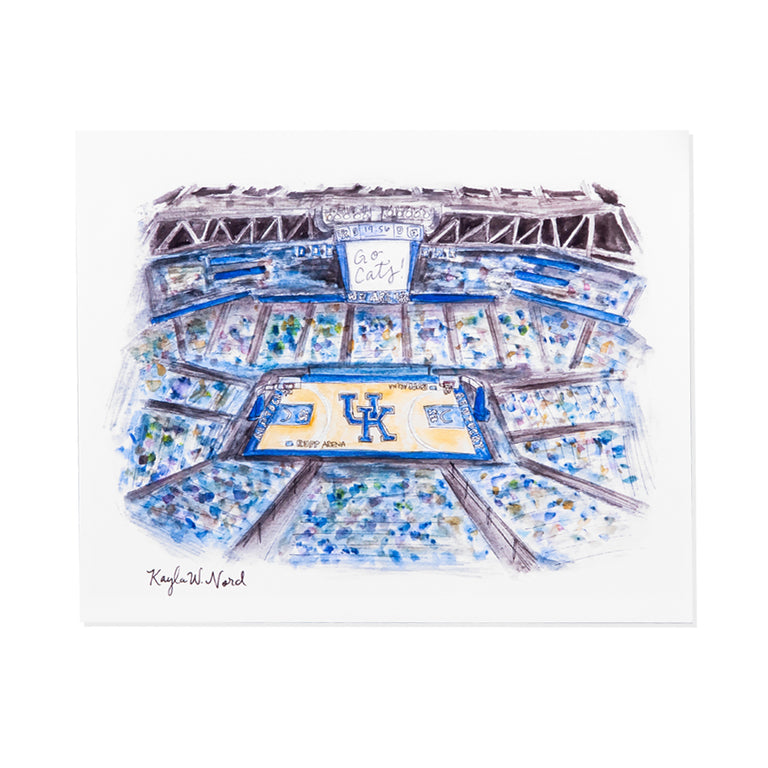Kayla Weber Art Rupp Arena 8x10 Print – The Keeneland Shop
