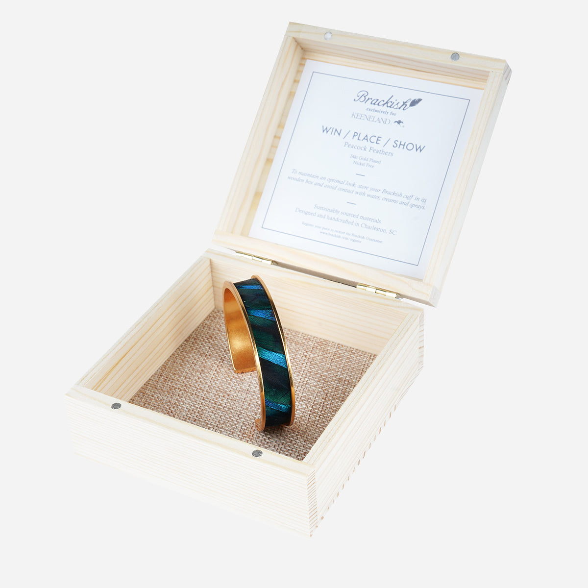 Brackish Win Place Show Thin Cuff – The Keeneland Shop