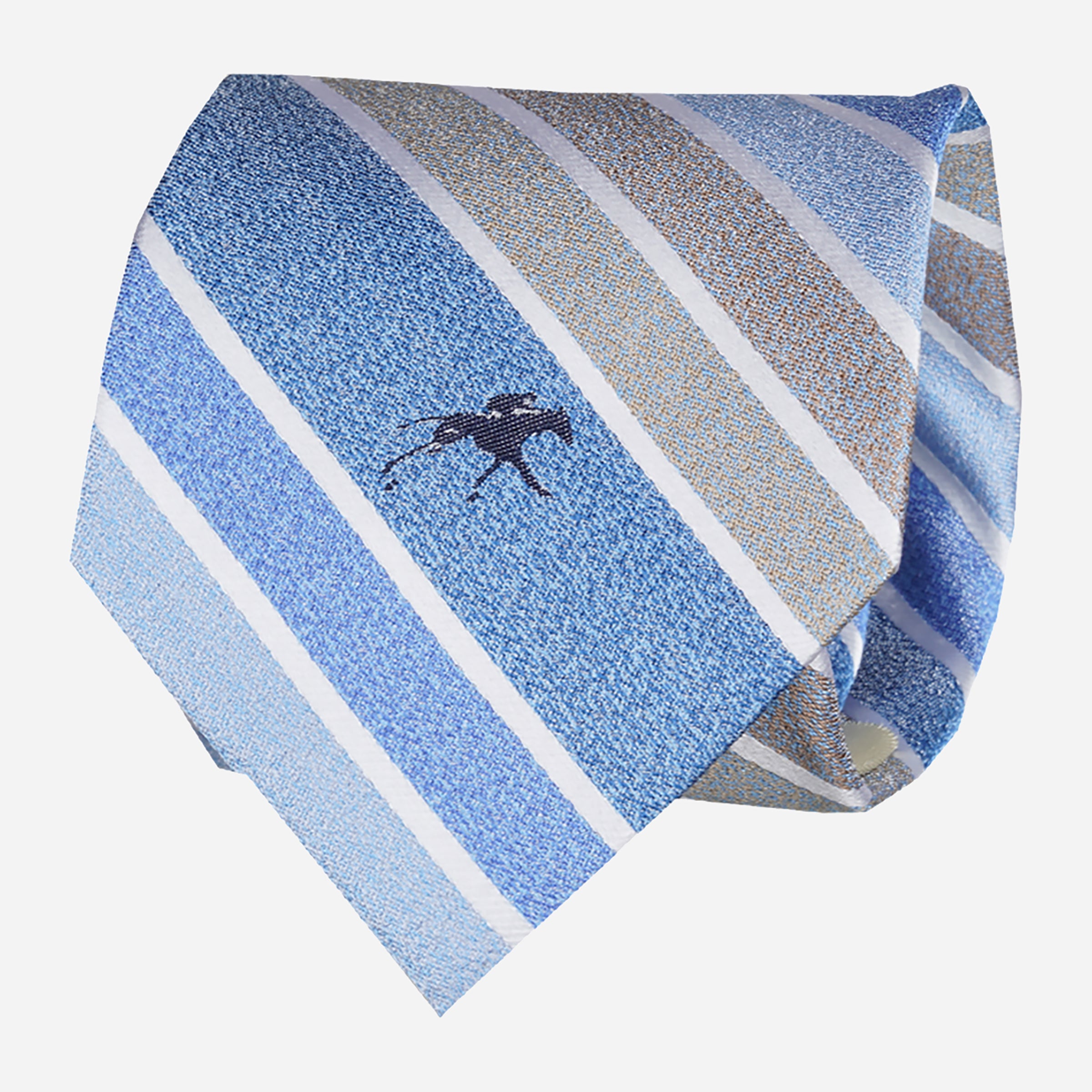 Keeneland Diagonal Multi Color Stripe Tie – The Keeneland Shop